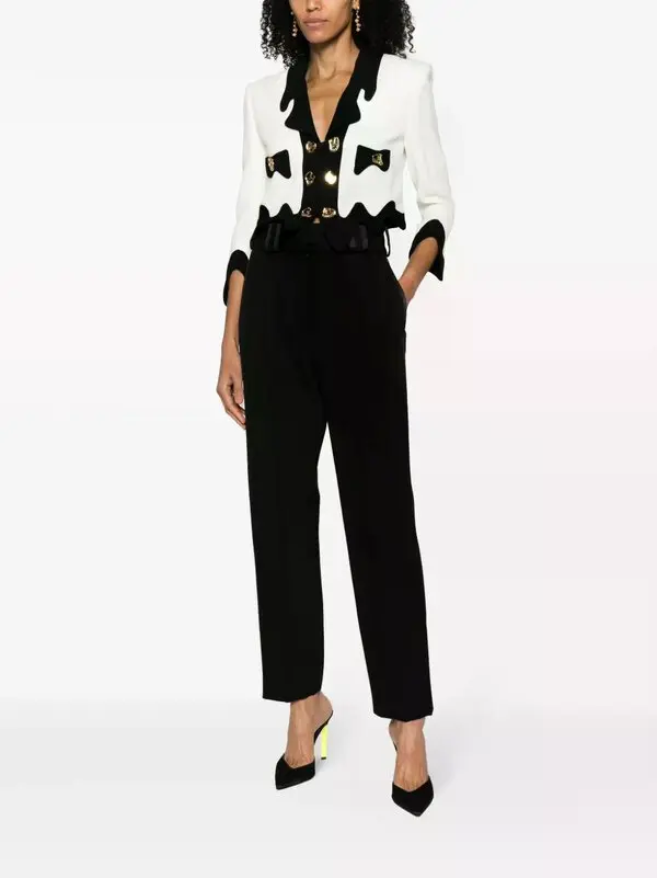 Moschino High-waist Cropped Trousers