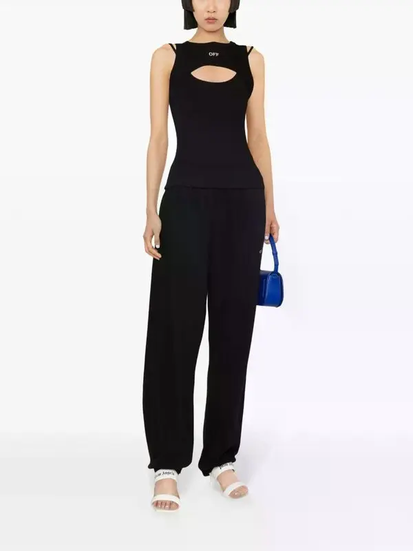 Off-White Logo-embroidered Tank Top