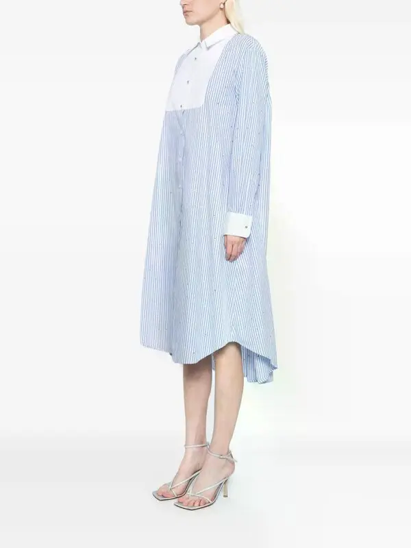 MACGRAW Collegiate Dress With Crystal Embellishments