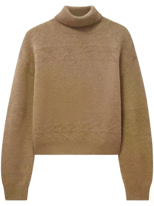 Pringle Of Scotland Cashmere Roll Neck Sweater - Neutrals