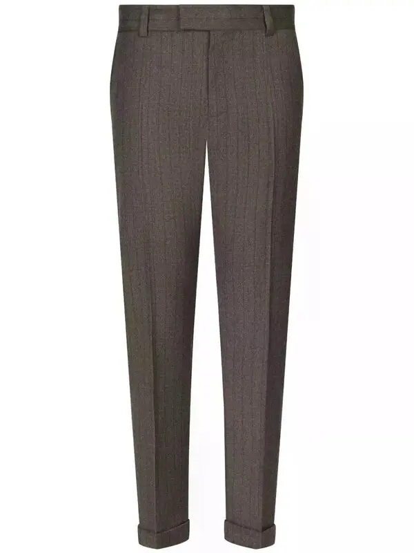 Dolce & Gabbana Stretch-wool Pinstripe Trousers