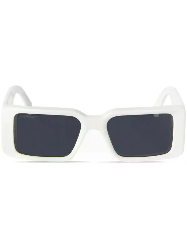 Off-White Milano Rectangle-frame Sunglasses - White