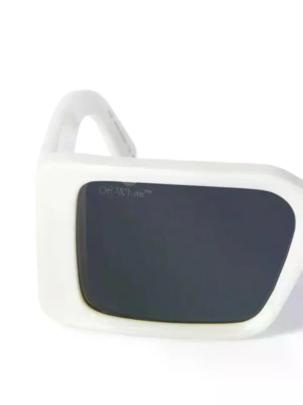 Off-White Milano Rectangle-frame Sunglasses - White