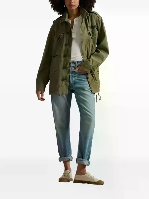 Polo Ralph Lauren Cotton Logo Patch Utility Jacket
