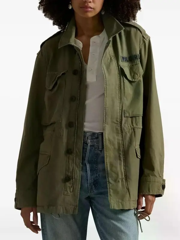 Polo Ralph Lauren Cotton Logo Patch Utility Jacket