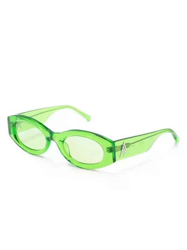 Linda Farrow Berta Oval Sunglasses
