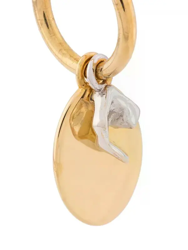 COUP DE COEUR Disc And Hoop Earrings
