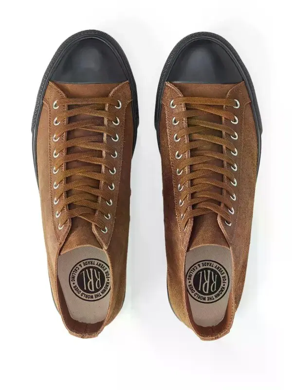 Ralph Lauren Mayport High Top Lace-up Sneakers - Brown