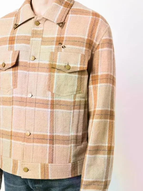 Nick Fouquet Plaid-check Print Shirt Jacket