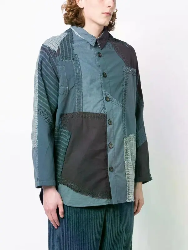 By Walid Miles Panelled Shirt Jacket