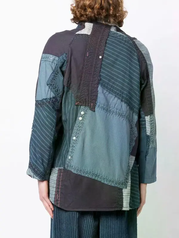 By Walid Miles Panelled Shirt Jacket