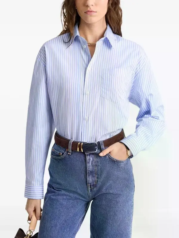 SPORTY & RICH Striped Shirt