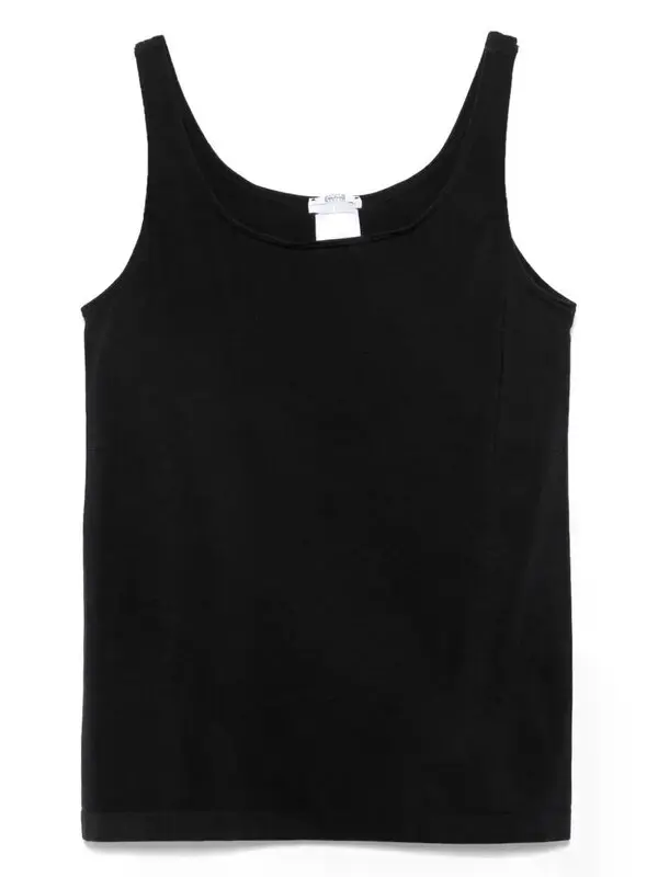 Wolford Jamaika Scoop Neck Sleeveless Top - Black