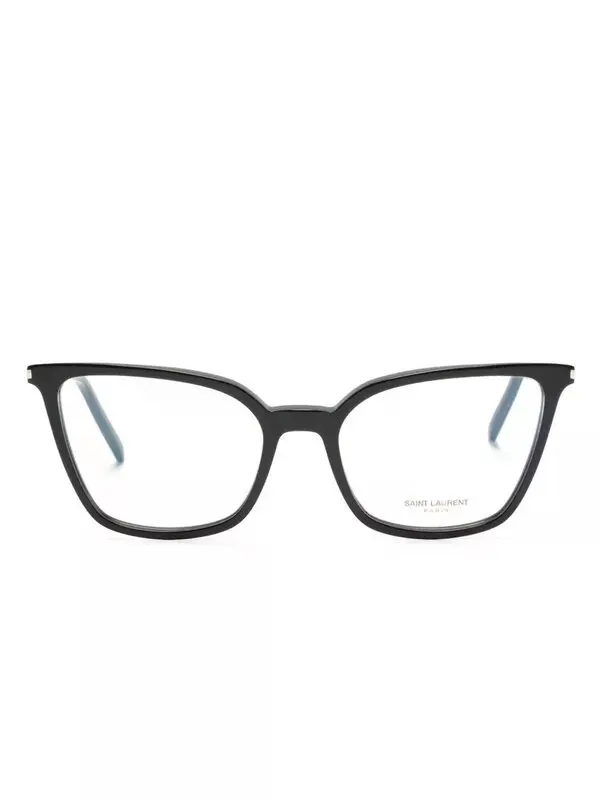 Saint Laurent Cat Eye Frame Glasses - Black
