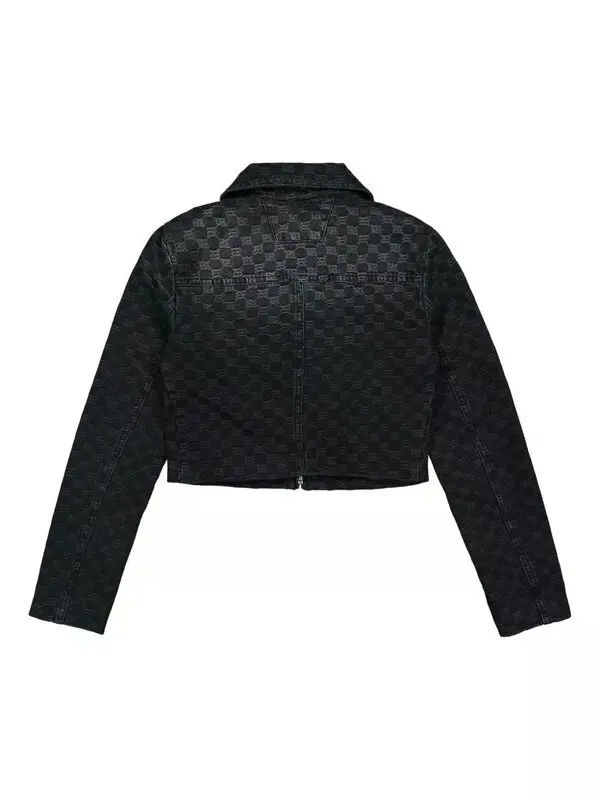 MISBHV Jacquard Cropped Jacket - Black