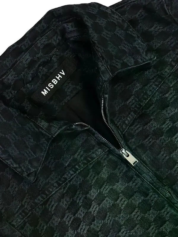 MISBHV Jacquard Cropped Jacket - Black