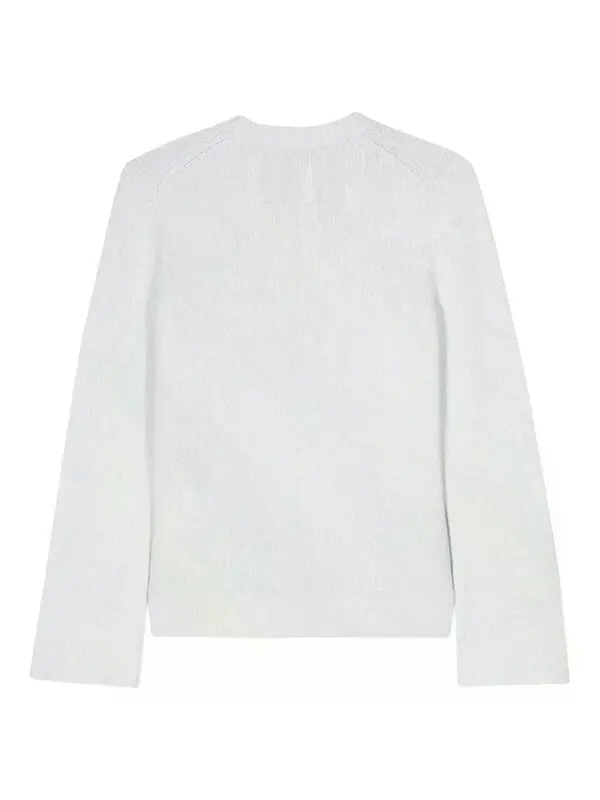 Theory Long-sleeve Bouclé Jumper - Blue