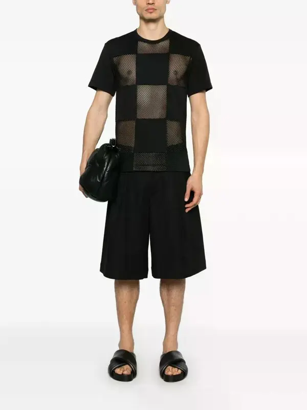 Comme Des Garçons Check-pattern T-shirt