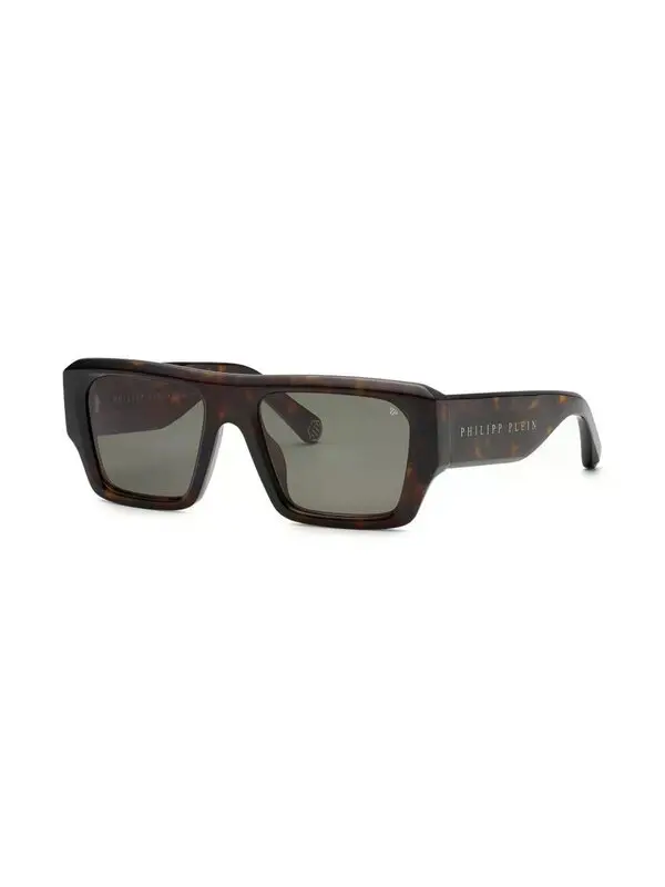 Philipp Plein Starlight Square Frame Sunglasses - Brown