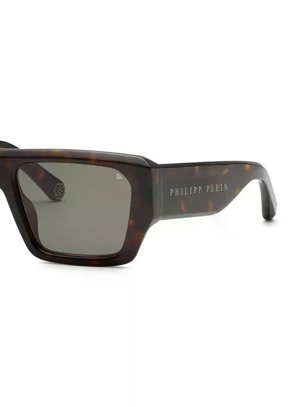 Philipp Plein Starlight Square Frame Sunglasses - Brown