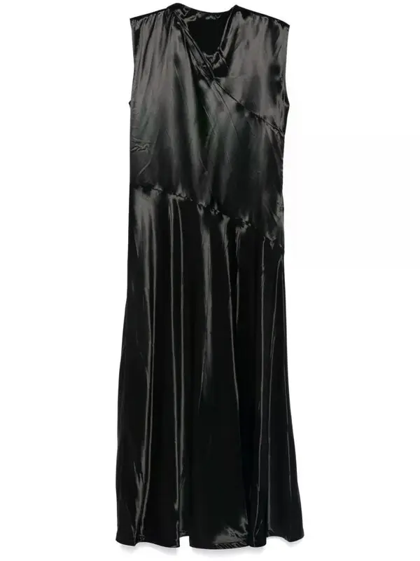 JIL SANDER Satin Midi Dress