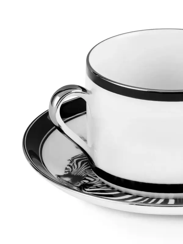 Dolce & Gabbana Zebra-print Porcelain Tea Set