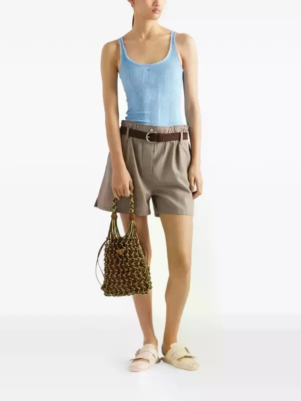 Prada Small Noué Tote Bag - Brown