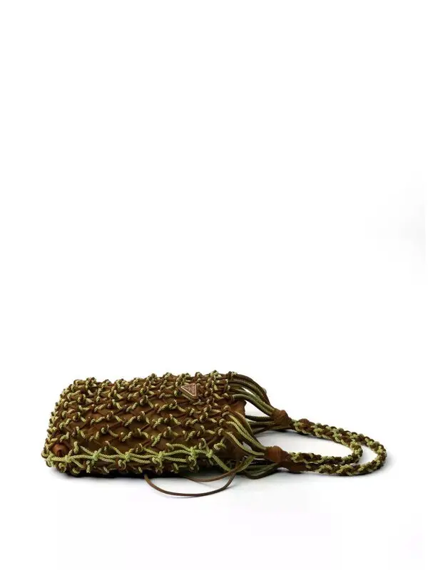 Prada Small Noué Tote Bag - Brown