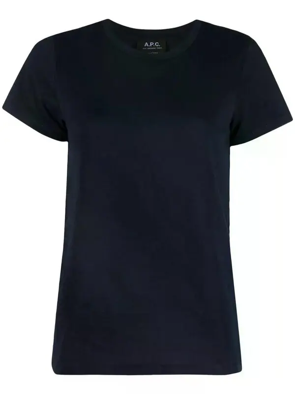 A.p.c. Fitted Crew-neck T-shirt - Blue