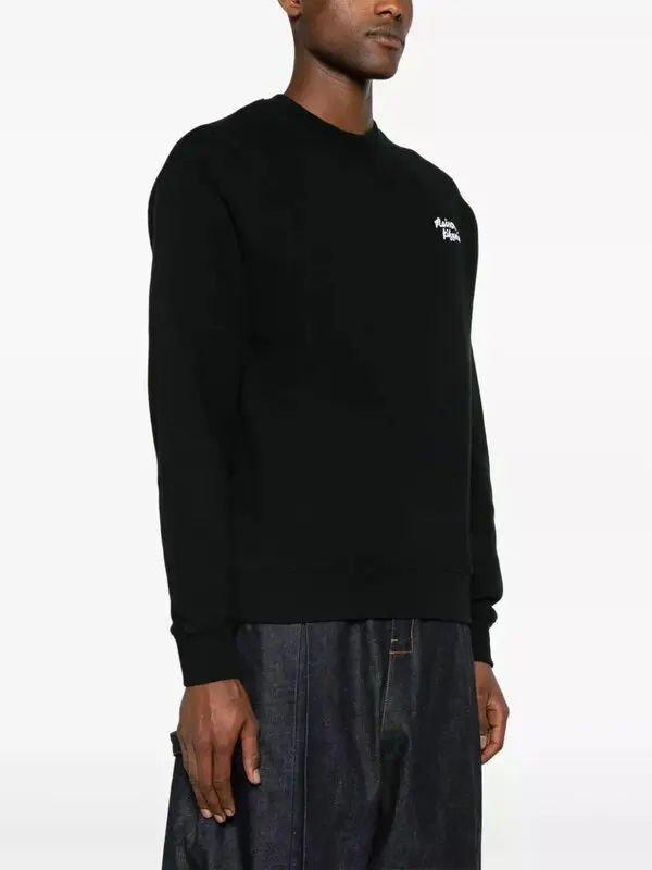 Maison Kitsuné Logo-embroidered Cotton Sweatshirt