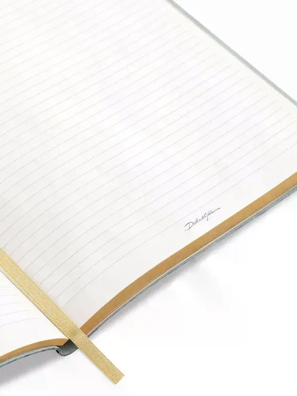 Dolce & Gabbana Large Ruled Leather Notebook