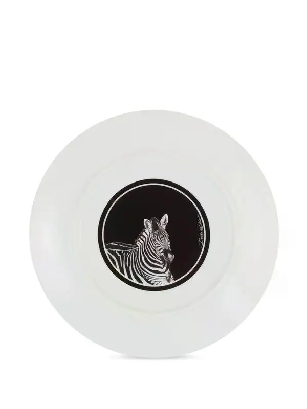 Dolce & Gabbana Zebra-print Bread Plates