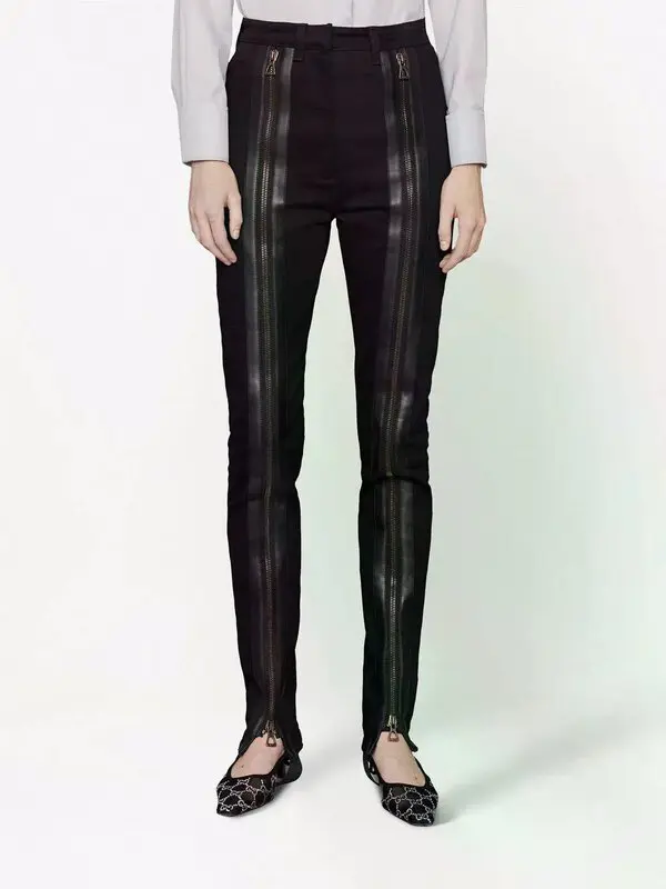 Gucci Zip-detail Stirrup Trousers