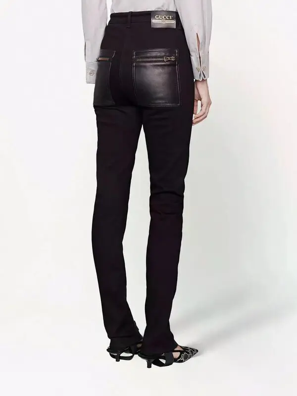 Gucci Zip-detail Stirrup Trousers