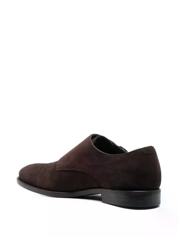 HENDERSON BARACCO Buckled Monk Shoes - Brown
