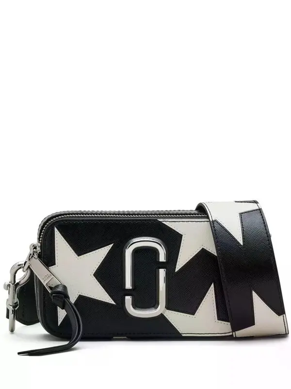 Marc Jacobs Star Patchwork Snapshot Cross Body Bag - Black