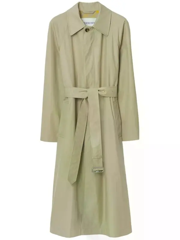 Burberry Bradford Car Coat In Gabardine - Neutrals