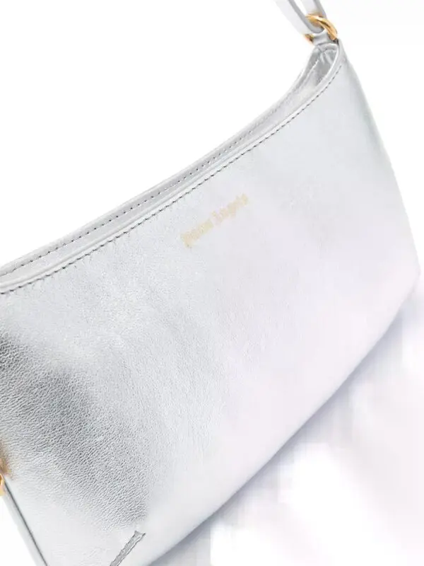 Palm Angels Giorgina Metallic Shoulder Bag - Silver
