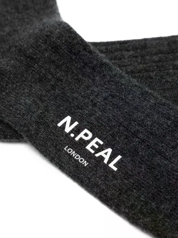 N.peal Rib House Socks