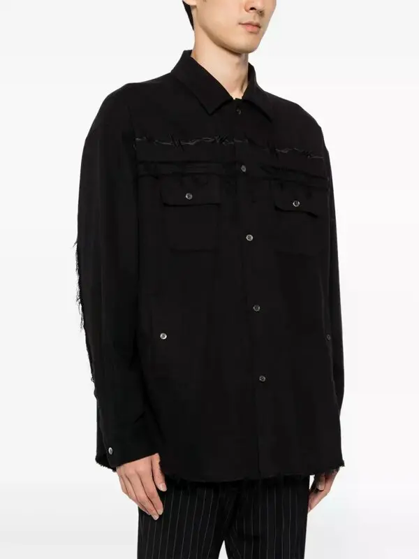 Undercover Fringe-edged Shirt