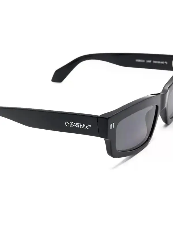 Off-White Miramar Rectangular Sunglasses - Black