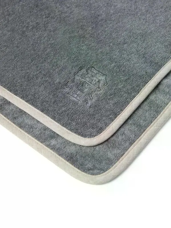 Brunello Cucinelli Logo-embroidered Towel - Grey