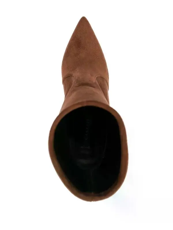Casadei Blade Arceus 130mm Ankle Boots - Brown