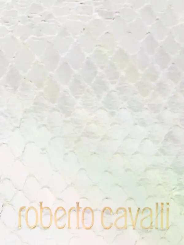 Roberto Cavalli Metallic-leather Card Holder