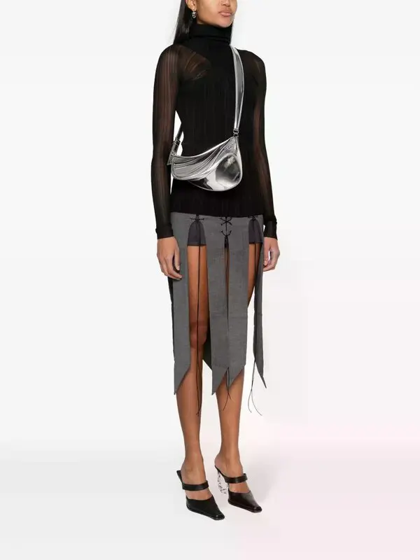 MUGLER Small Spiral Curve 01 Crossbody Bag