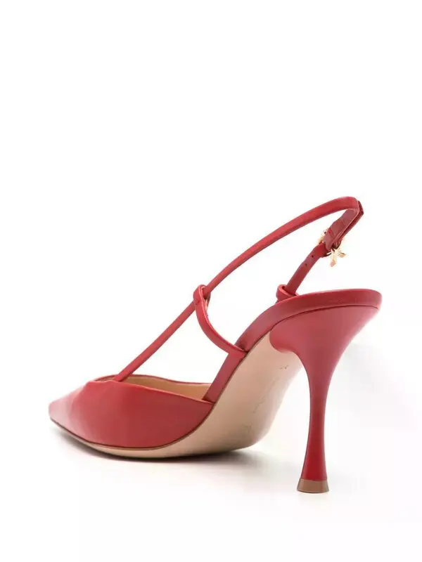 GIANVITO ROSSI Ascent 85mm Slingback Pumps - Red