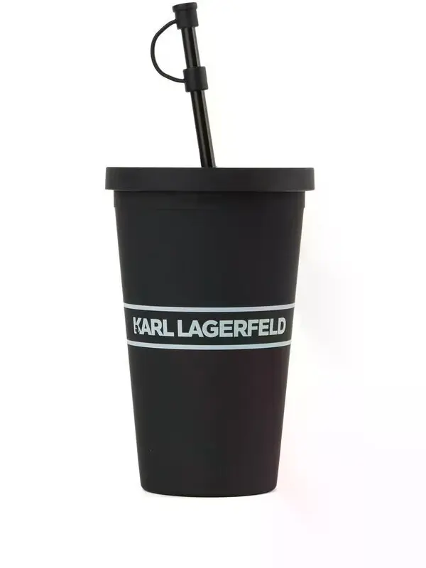 Karl Lagerfeld Logo-print To-go Cup - Black
