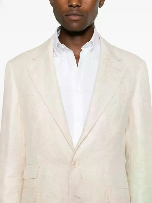 Brunello Cucinelli Single-breasted Linen-blend Suit