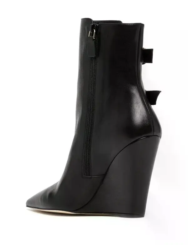 STUART WEITZMAN Pointed-toe Wedge Boots