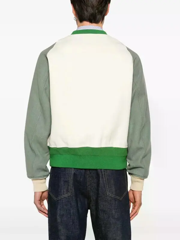 Visvim Logo-patch Felted Varsity Jacket